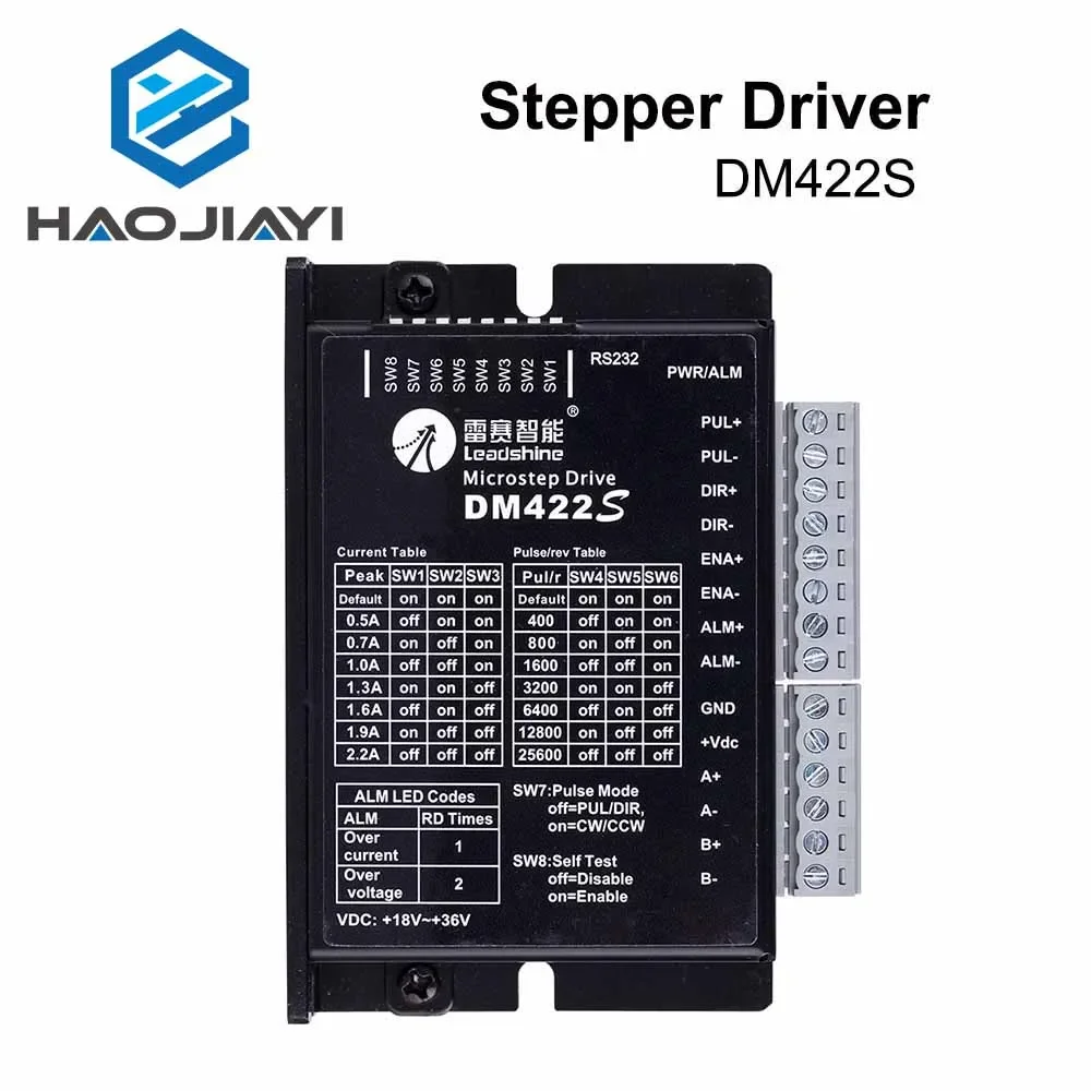 2-Phase-Stepper-Motor-Driver-DM422S-Supply-Voltage-18-48VDC-Output-0-3 ...