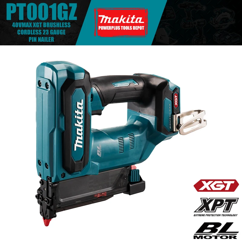 Makita-PT001GZ-Brushless-Cordless-23-Gauge-Pin-Nailer-40V-XGT-Power ...