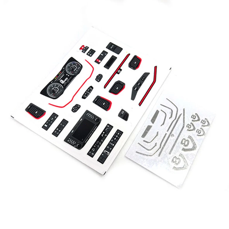 Simulation-Decoration-Dashboard-Seat-Stickers-for-1-14-Tamiya-RC-Truck ...