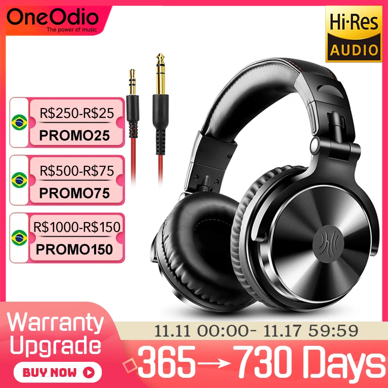 Oneodio-Pro-10-fone-de-ouvido-com-fio-com-Drivers-HiFi-de-50mm-de ...