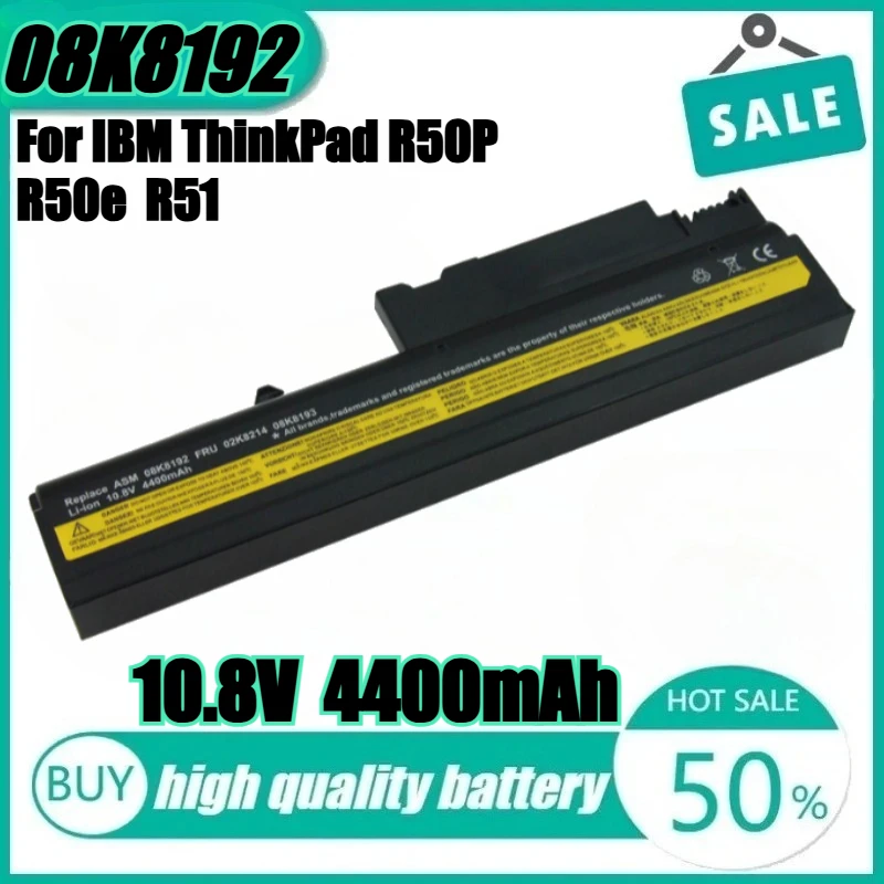 New Laptop Battery for Lenovo ThinkPad R50E R50p R51 R51e R52 T40 T40P ...