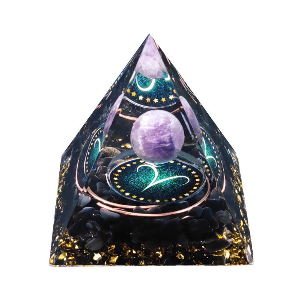 Constellations Crystal Pyramid Energy Generator Meditation Yoga Natural ...
