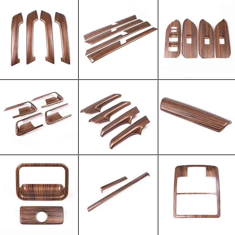 Pine Wood Grain For Toyota Land Cruiser Prado FJ150 150 2010-2019 Car ...