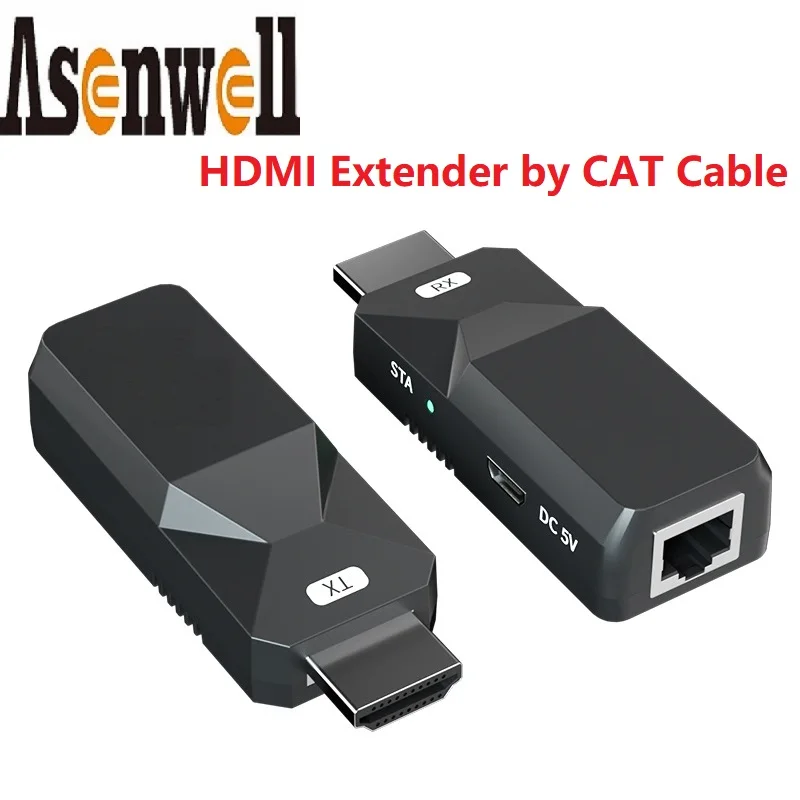 Extensor-HDMI-inteligente-por-Cat-6-hasta-50M-1080P-EDID-HDMI-UTP ...
