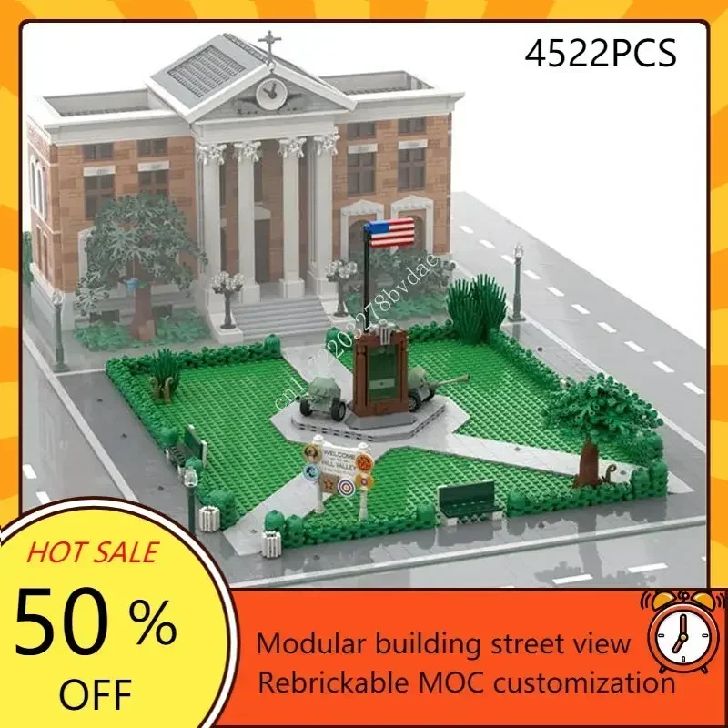 Back to the Future Modular Clock Tower MOC Architecture Custom Puzzle ...