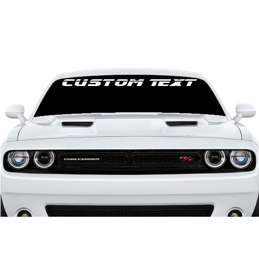 Custom-Car-Front-Window-Decor-Vinyl-Sticker-3-Font-Estilo-Decalque ...