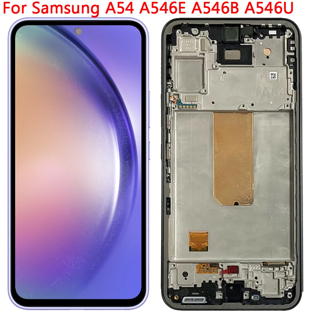 For-Samsung-A54-LCD-Screen-AMOLED-Display-With-Frame-6-4-Samsung-A54-5G ...