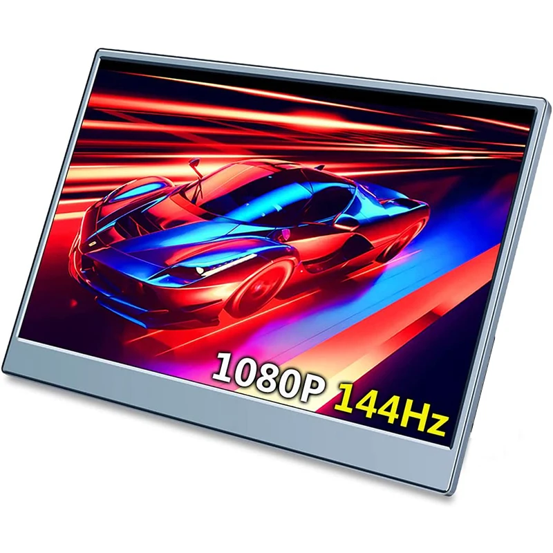 15.6 Portable Monitor Slim 144hz 120hz 60hz Fhd Ips Usb-c Type C Travel ...