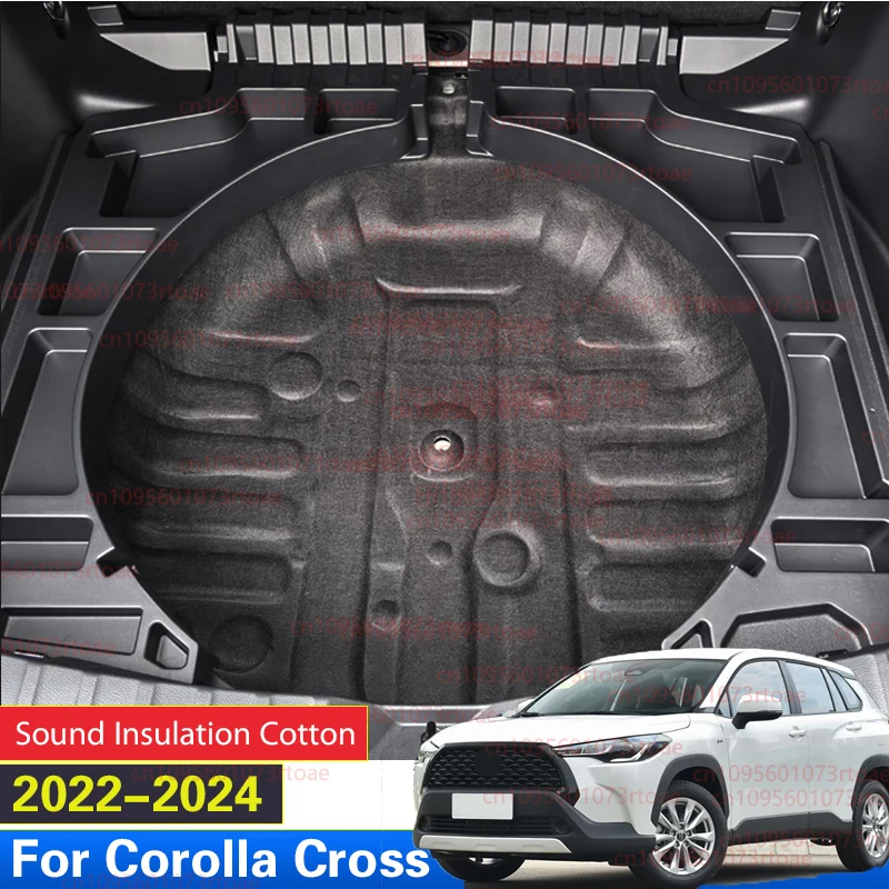 For Toyota Corolla Cross 2022-2024 Spare Tire Box Sound Insulation ...