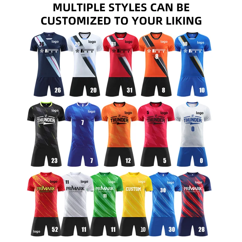 Adult-Kid-Soccer-Jersey-Customize-Football-Uniforms-Shirts-Men-Women ...