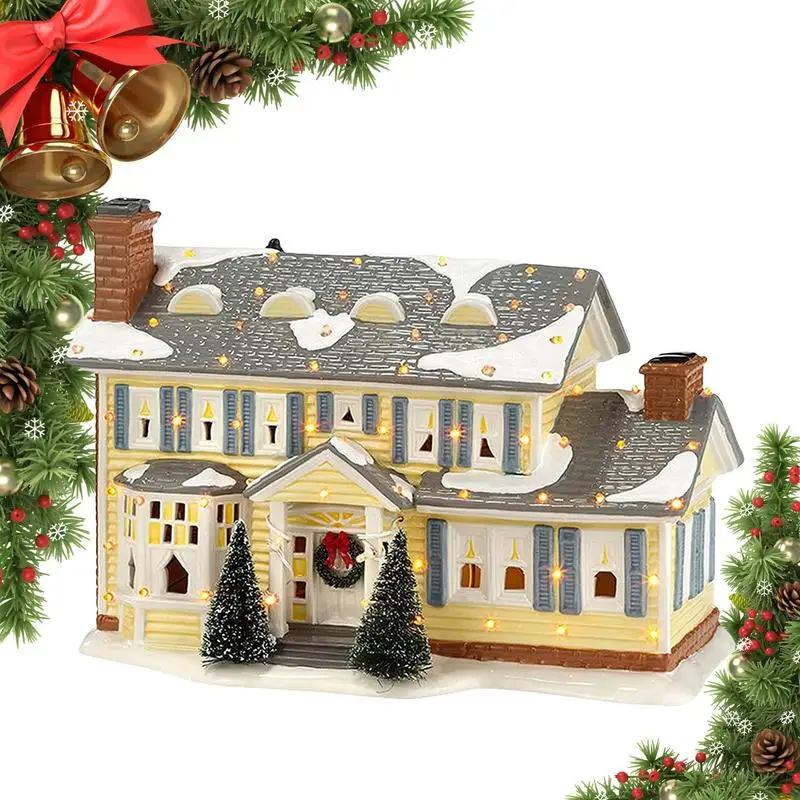 Christmas Cottage Village 3D Cute Christmas Cottage House For Festivals ...