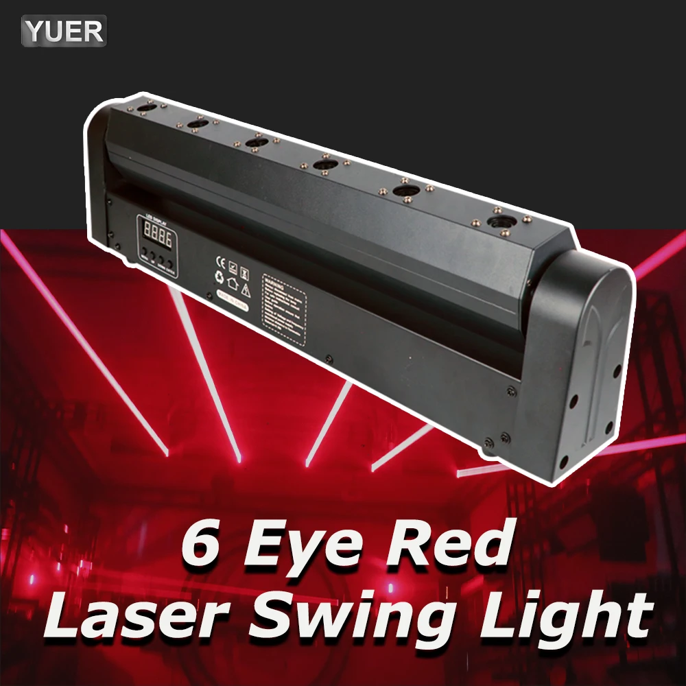 YUER-NEW-6-Eyes-Stage-Effect-Red-Laser-Bar-Beam-Lighting-for-DJ-Disco ...
