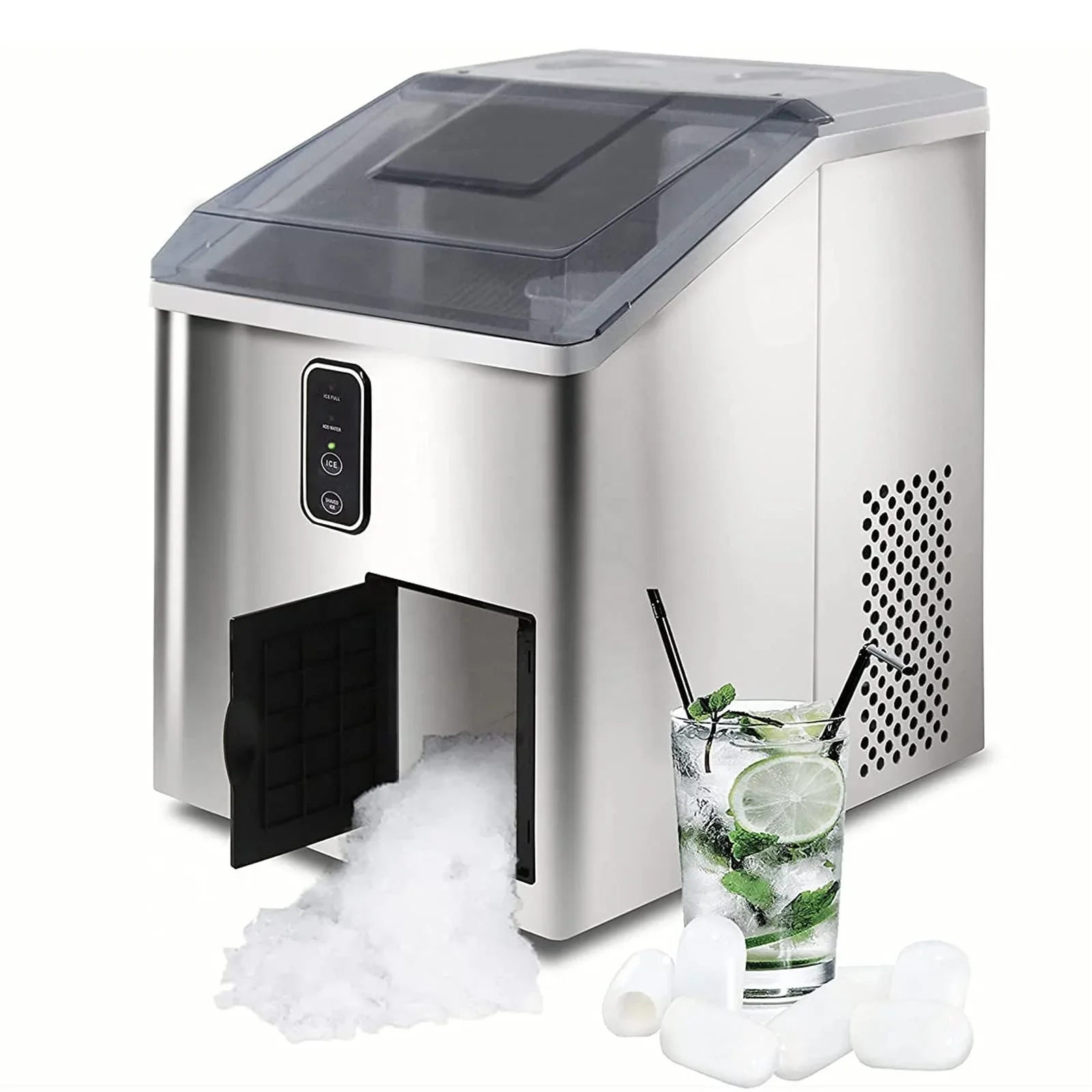 220V-150W-15-Kg-day-Stainless-Steel-Electric-Ice-Maker-Water-Tank ...