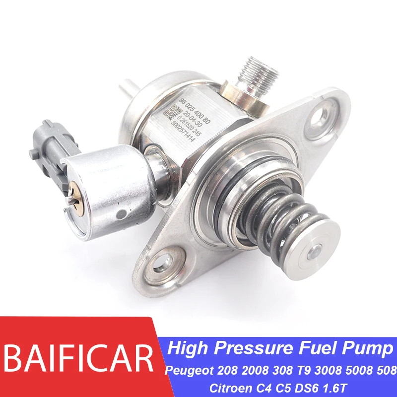 Baificar 브랜드 새로운 정품 고압 연료 펌프 9802540080 208 2008 308 T9 3008 5008 508 ...