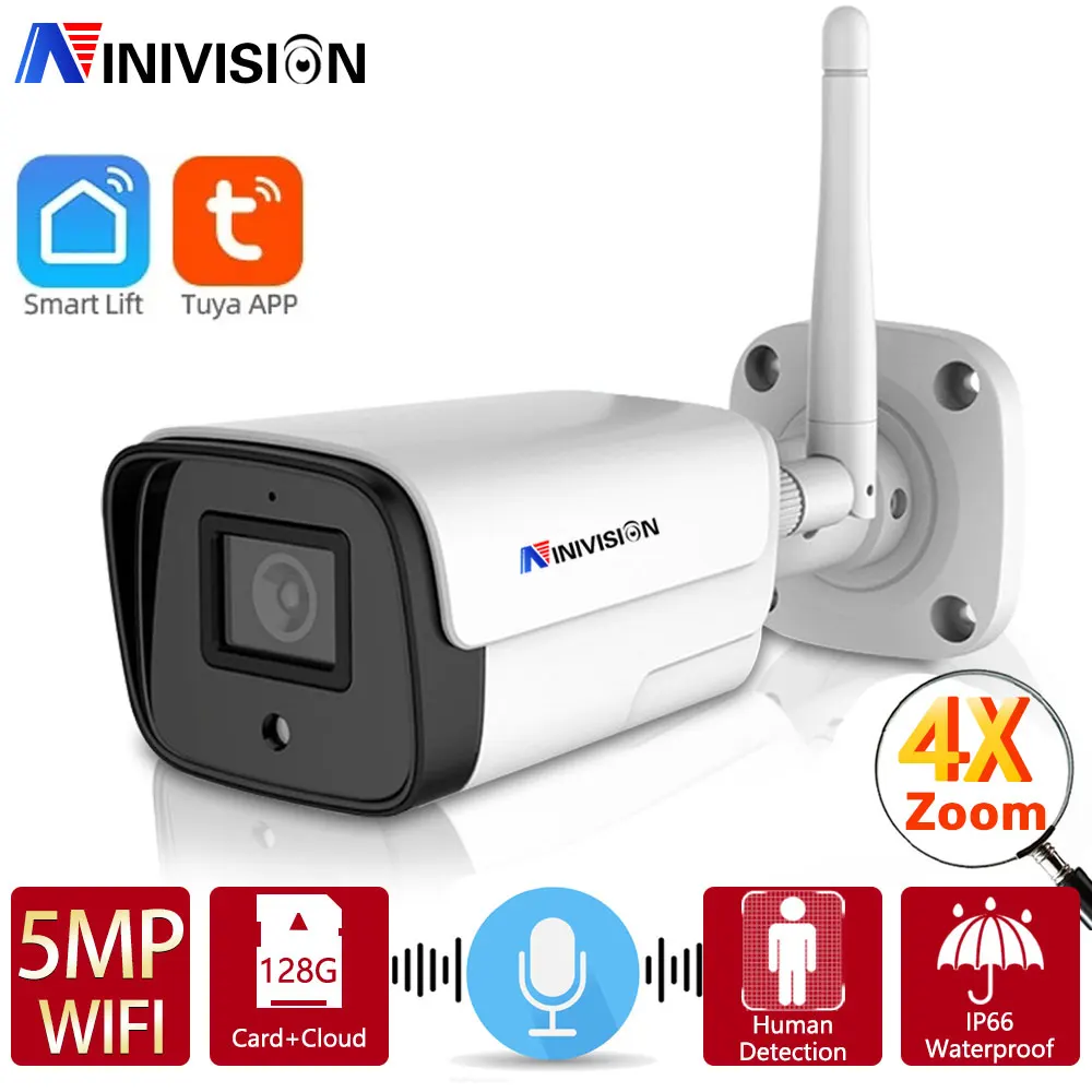 Tuya Smart Life Cloud Wireless Wifi IP Outdoor Camera 5MP Motion ...