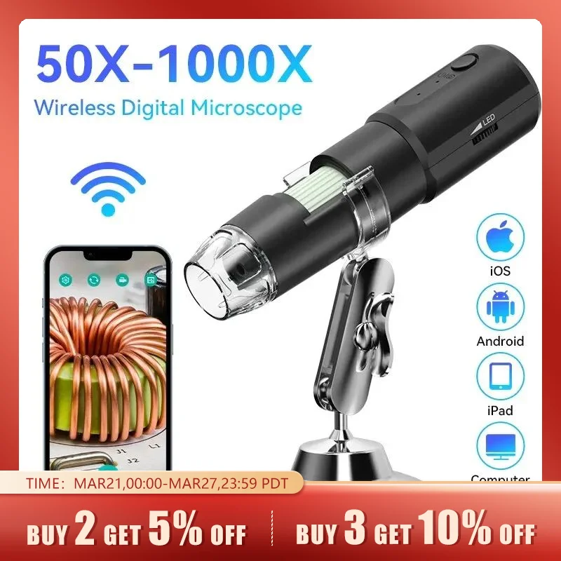 Cam-ra-Microscope-Wifi-Loupe-Num-rique-1000X-pour-Android-IOS-iPhone ...