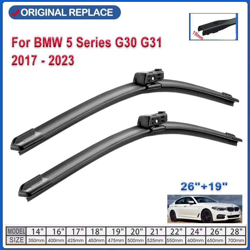 Car Front Wiper Blades For BMW 5 Series G30 G31 2017 - 2023 Car ...