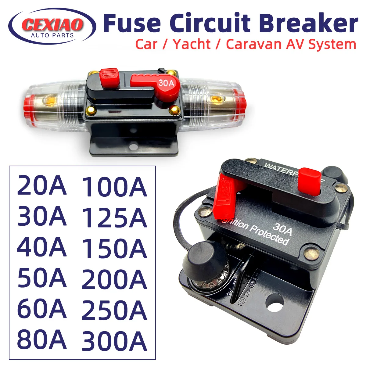 Circuit-Breaker-Fuse-20A-to-300A-Manual-Reset-Inline-Fuse-Inverter ...
