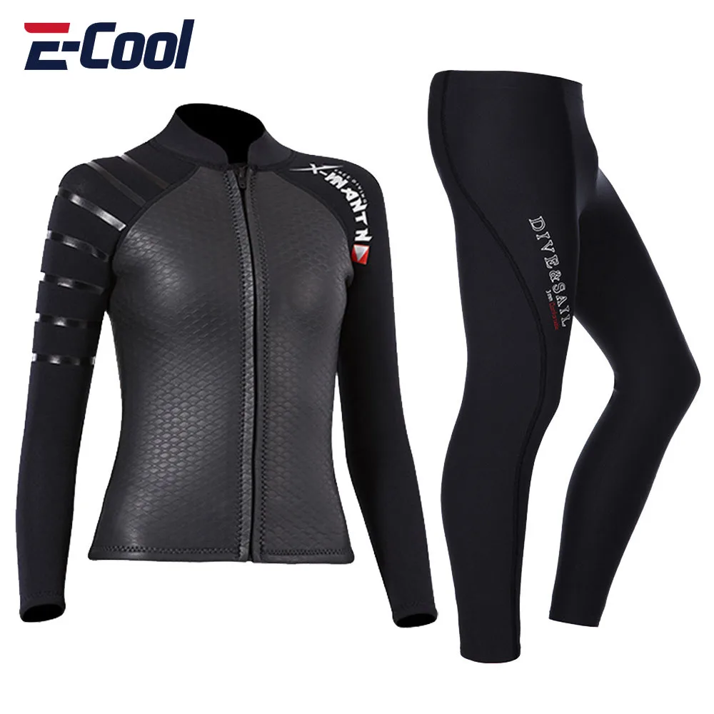 Neoprene-Diving-Suit-for-Men-and-Women-Split-Body-Jacket-and-Pants-Warm ...