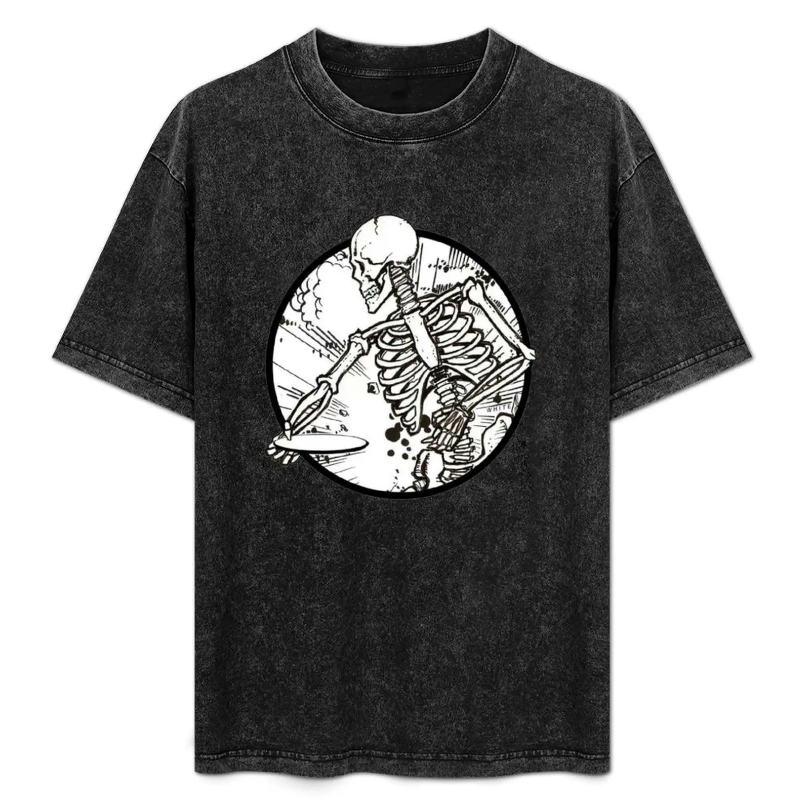Disc Golf Skeleton, высококачественная забавная черная футболка ...