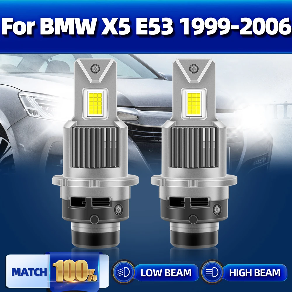 D2S-Canbus-Led-Headlights-Bulb-150W-60000LM-HID-Xenon-Lamp-12V-Car ...