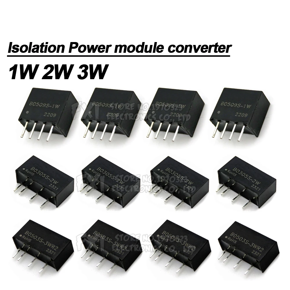 1PCS-LOT-B0505S-1W-2W-3W-B0303S-B1205S-B2405S-B1212S-A1212-regulated ...