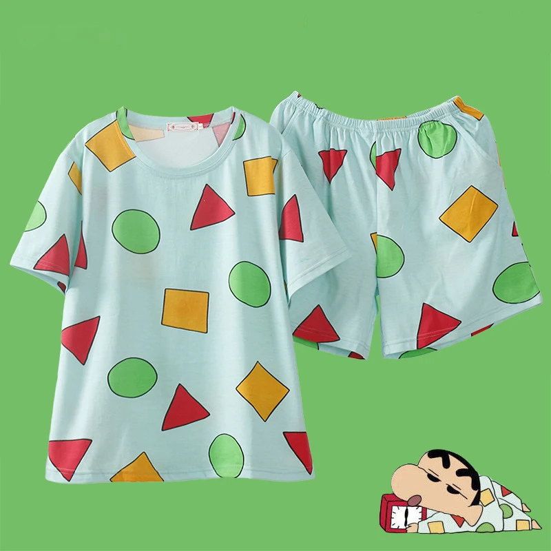 Kawaii-Cartoon-Anime-Cute-Crayon-Shin-Chan-Pajamas-Short-Sleeved-Home ...