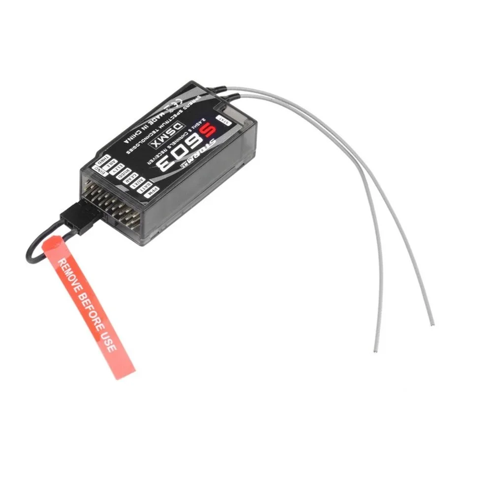 2.4G 6CH S603 RC Receiver Supported JR Spektrum DSM X DSM2 Transmitter ...