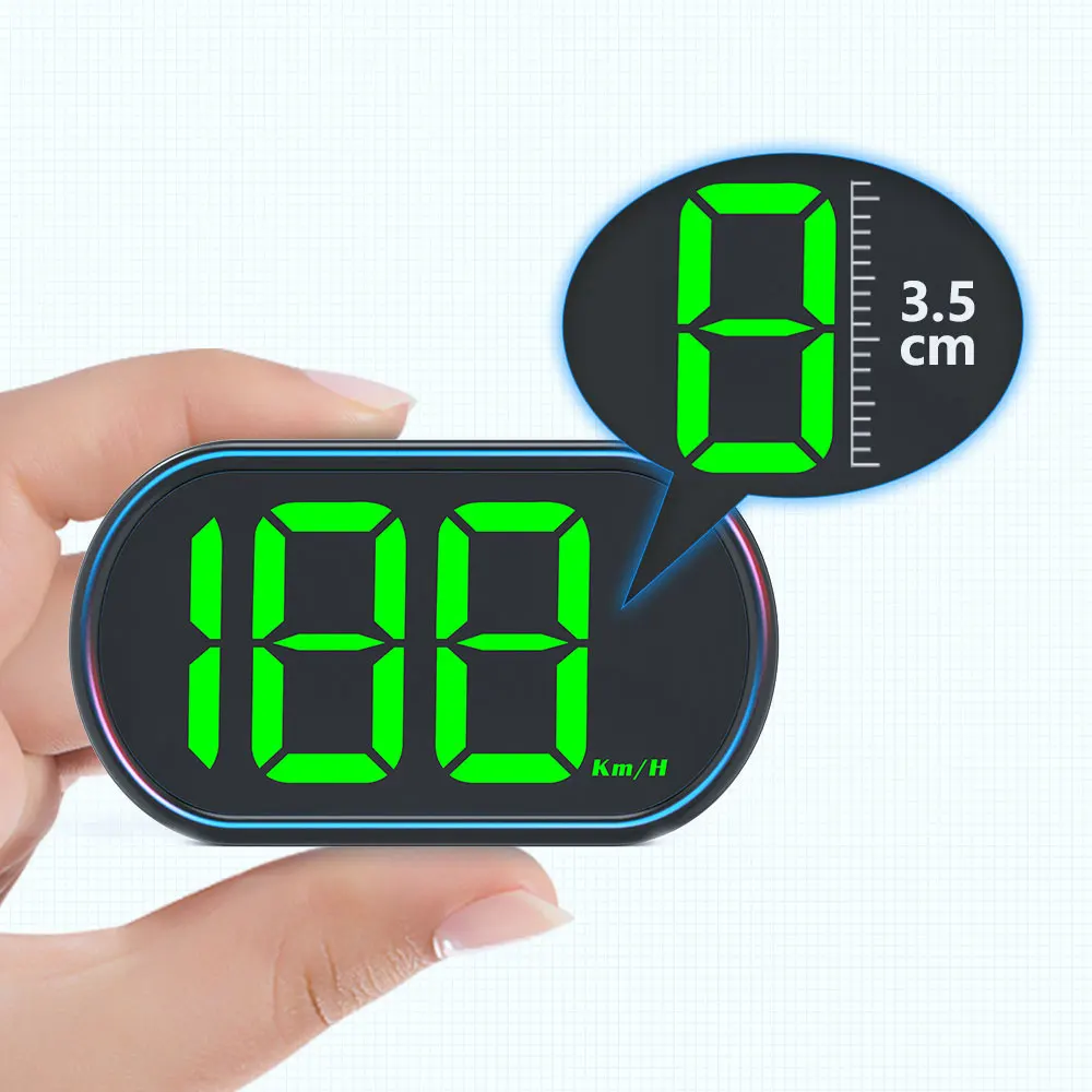 Car-HUD-Head-Up-Display-GPS-Digital-Speed-Meter-Speedometer-LED-Screen ...