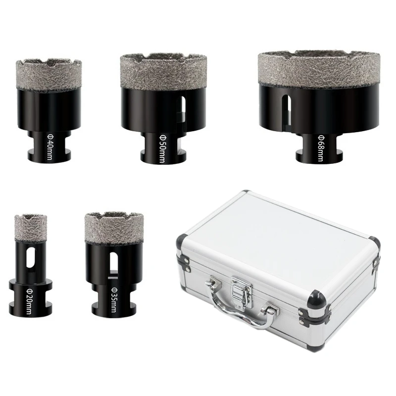 5Pcs-M14-Diamond-Core-Bits-Set-Vacuum-Brazed-Perforating-Drill-Bit-Cut ...