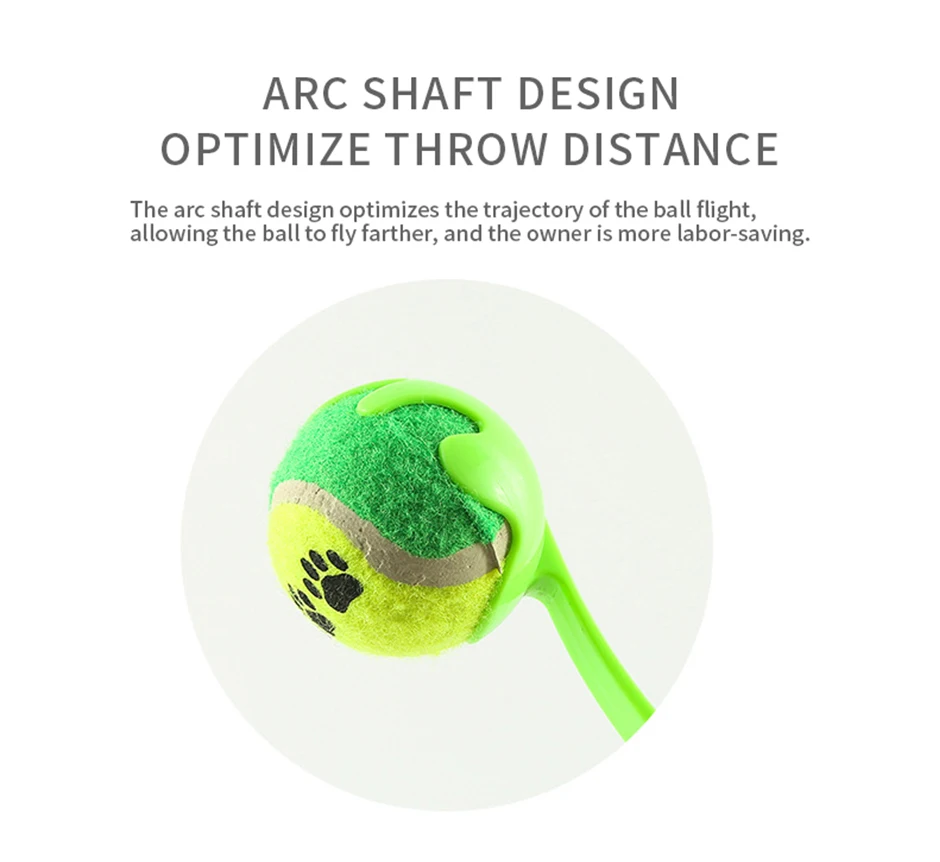 Long Handle Manual Pet Ball Thrower with Ball - Life Changing Products