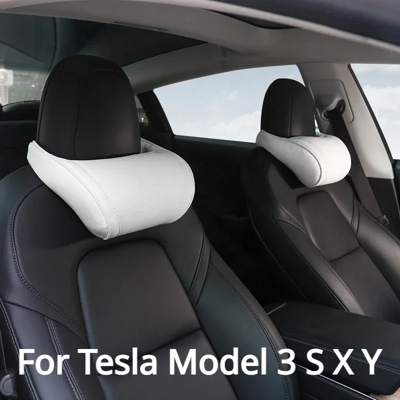 For-Tesla-Model-3-Y-X-S-Neck-Pillow-Headrest-Pillow-Automobile-Seat ...