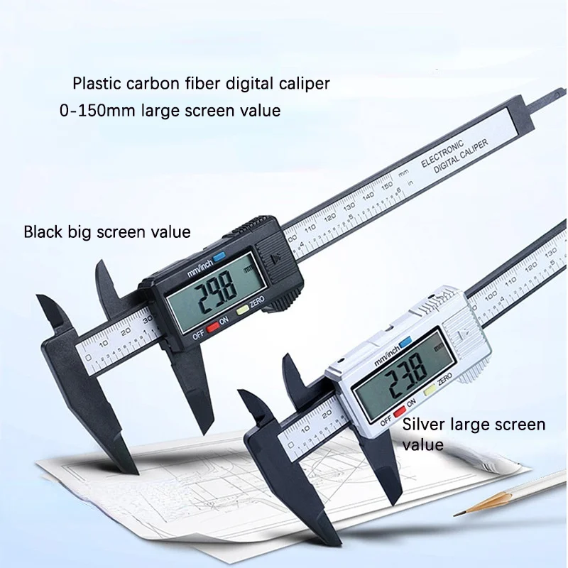 Multifunction-0-150mm-Electronic-Digital-Display-Vernier-Caliper-Teeth ...