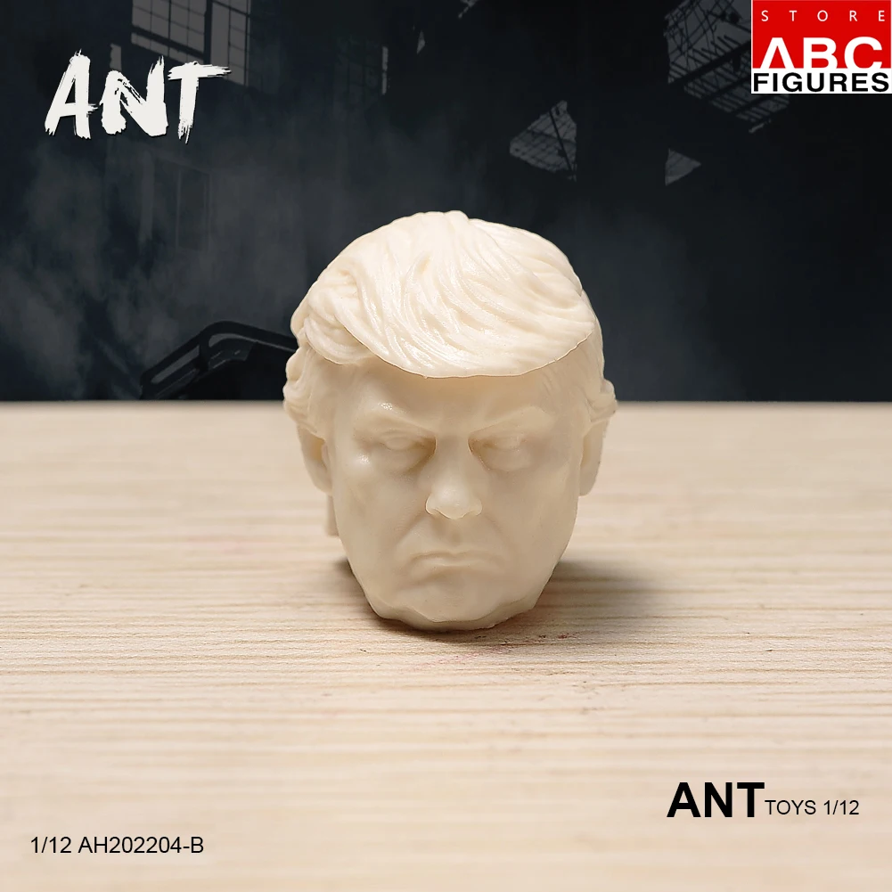 1-12-6-Scale-White-Model-Ml-Shf-Mafex-Trump-Real-Head-Sculpture-No-Neck ...