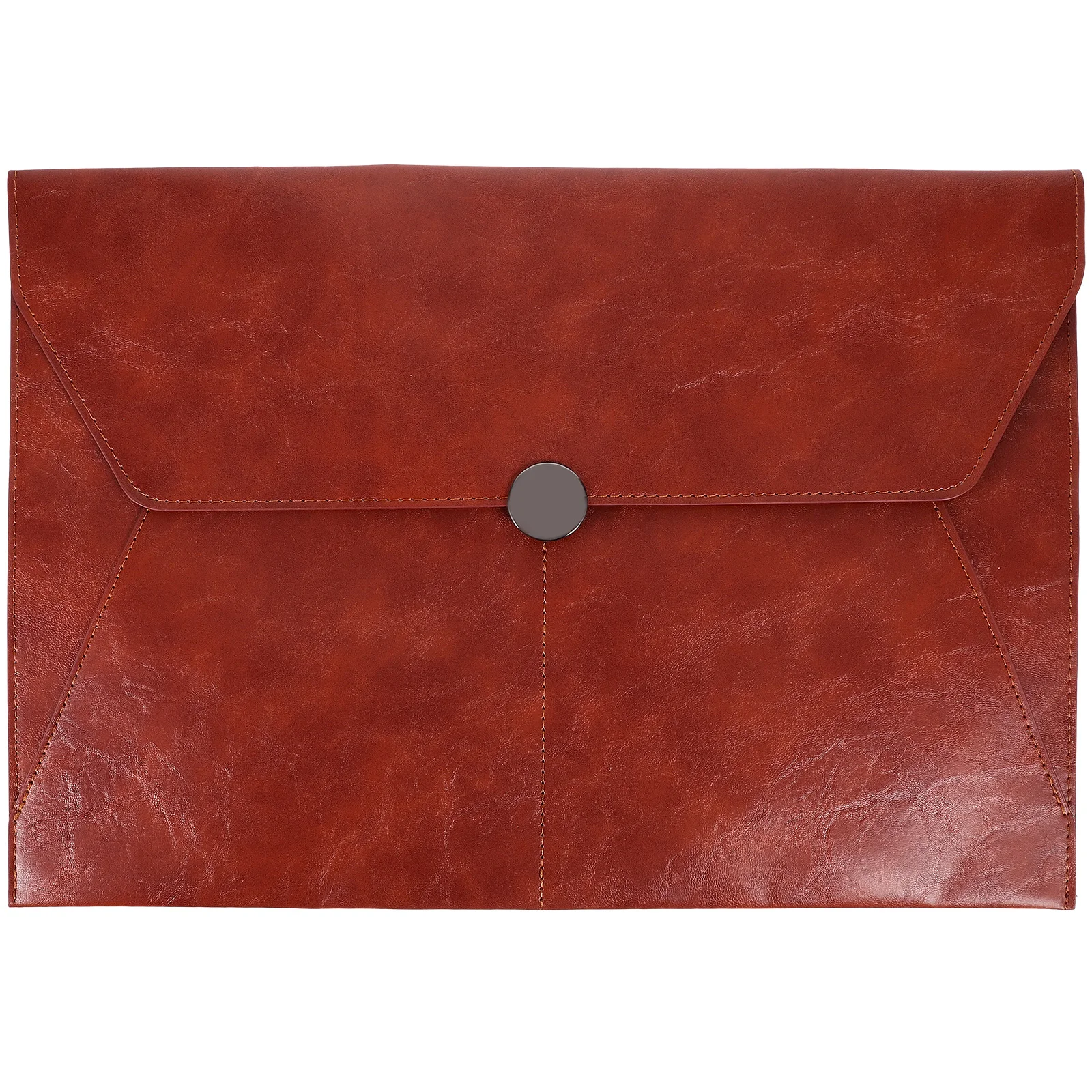 Leather-Document-Folder-A4-File-Organizer-Bag-Travel-Portfolio-Case ...