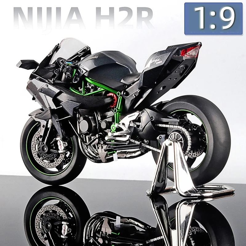 Kawasaki Motorcycle Scale Light | Motorcycle Kawasaki H2r Scale - 1/9 ...