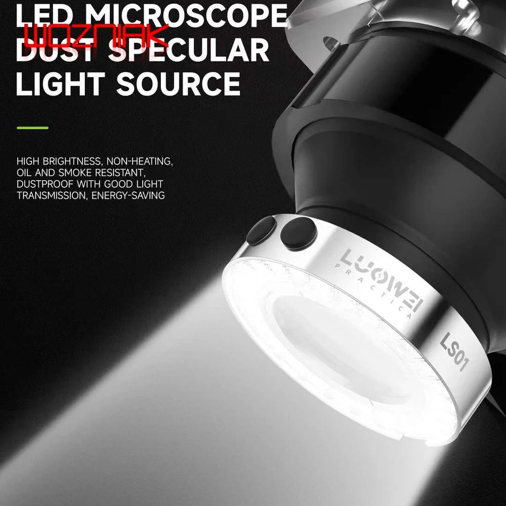 LUOWEI-LW-LS01-Microscope-Ring-Light-Comes-With-Dustproof-Lenses-Cool ...