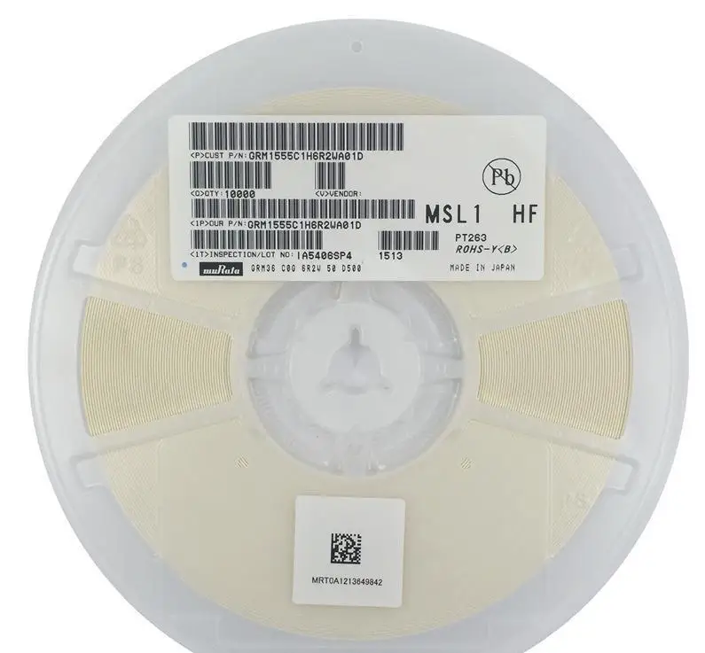 0603 150nF 16V 10% X7R Murata/Murata SMD Multilayer Ceramic Chip ...