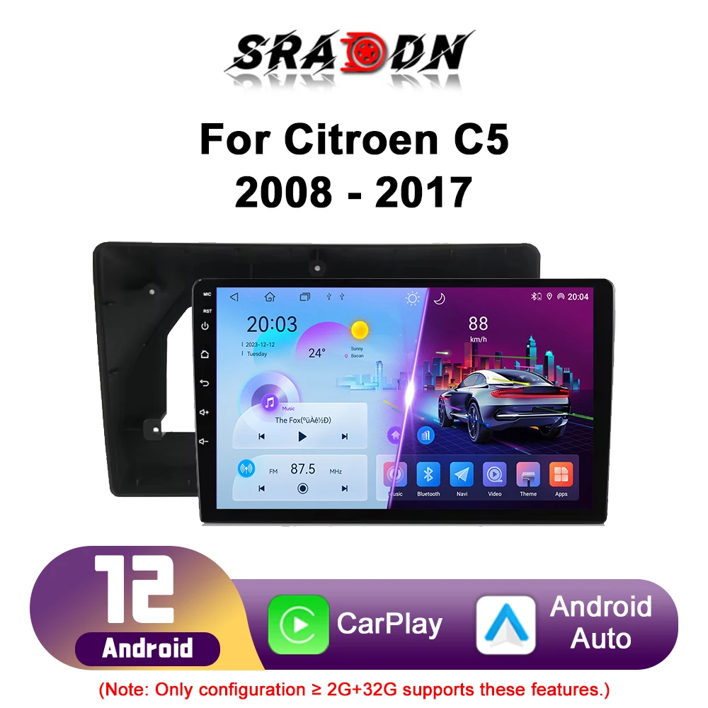 For Citroen C5 2008 - 2017 Android Car Radio Automotive Multimidia ...