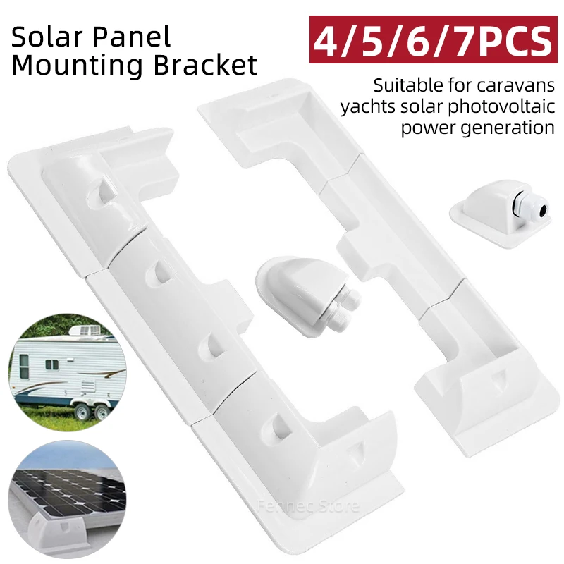 Drill-Free-UV-Resistant-Solar-Panel-Mounting-Brackets-ABS-Corner ...