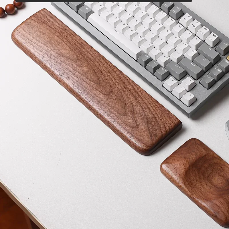 Solid-Wood-Keyboard-Palm-Pad-Custom-Mechanical-Keyboard-Ergonomic-Wrist ...
