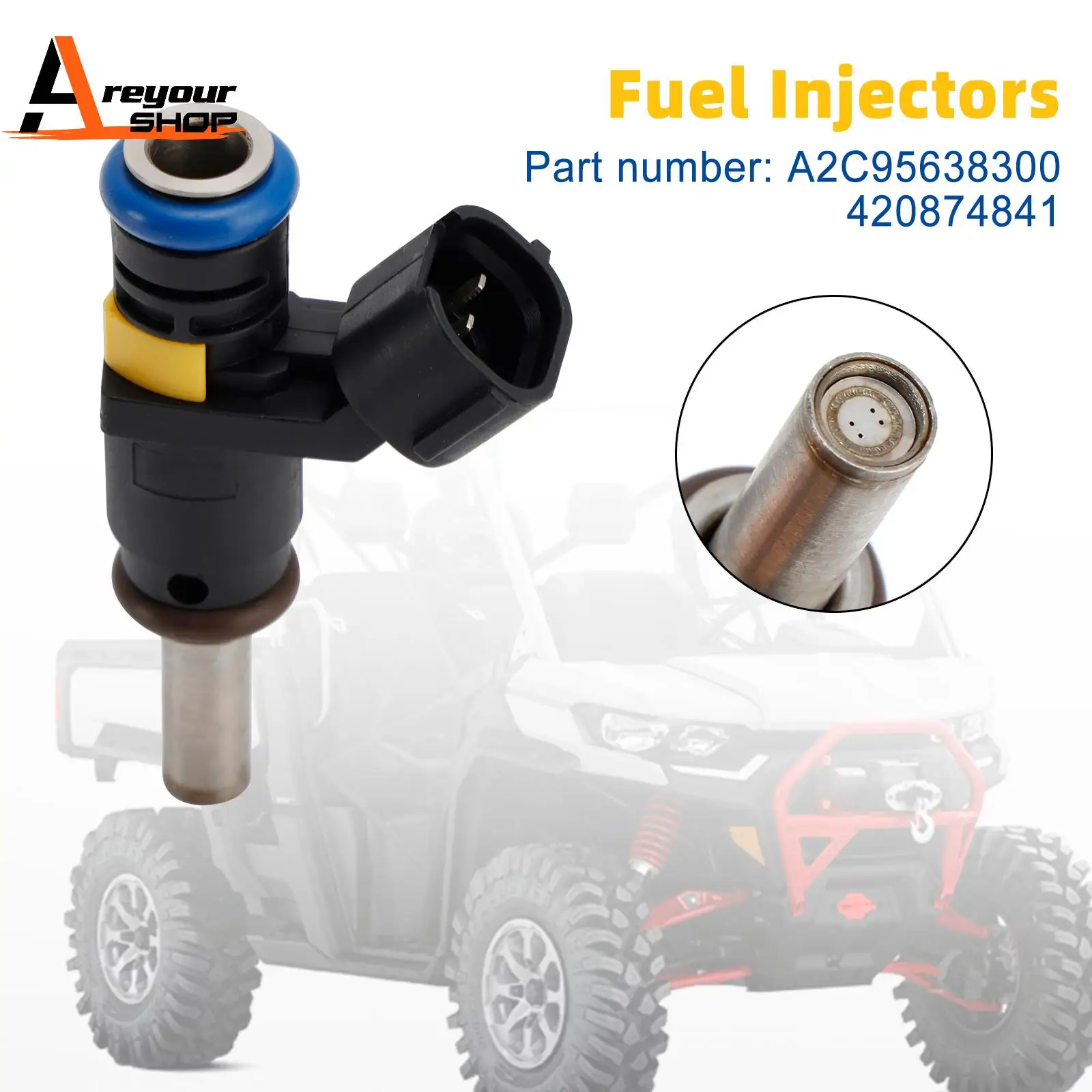 Performance Fuel Injector 2Pcs Fuel Injectors Compatible With 2015-2023 ...