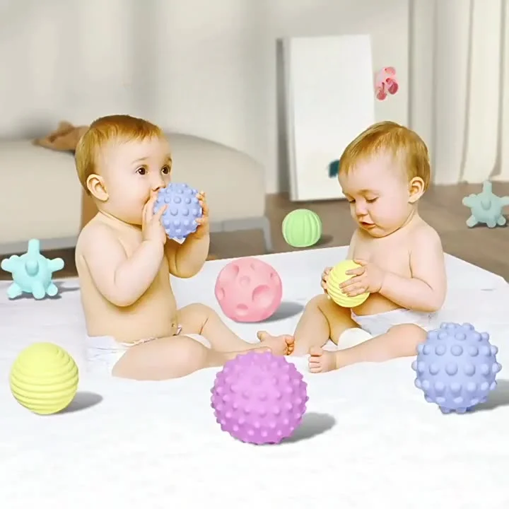 Baby-Soft-Silicone-Touch-Ball-Manhattan-Grasp-Training-Ball-Sensory ...