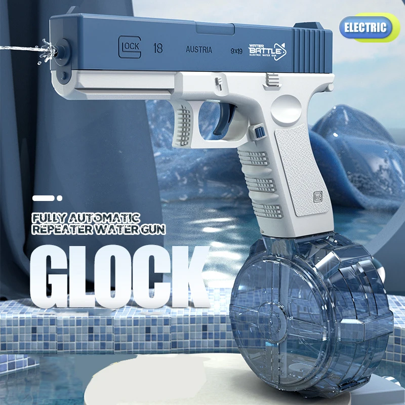 Neue-Wasser-pistole-elektrische-Glock-Pistole-Schie-spielzeug-voll ...
