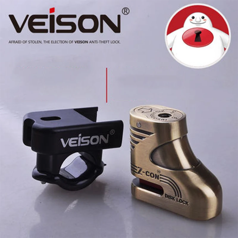 VEISON Moto Scooter Motorcycle Rotor Brakes Disc Lock 5mm Pin Motorbike ...