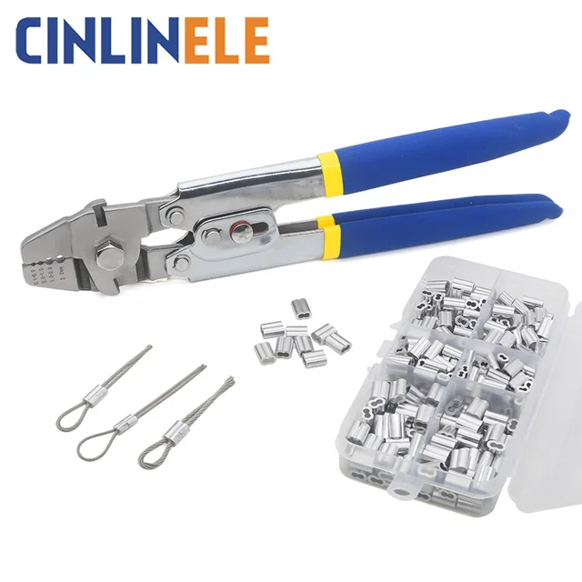 Wire Rope Crimping Fishing Swaging Tool Cable Crimps up to 2.2mm ...
