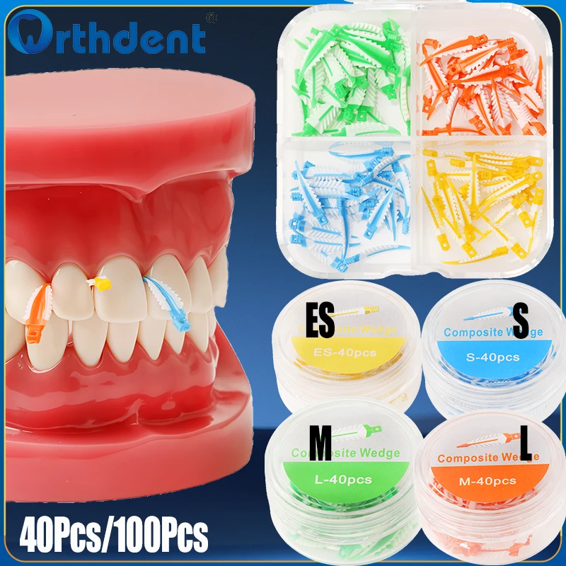 1Box Dental Composite Wedges Teeth Gap Therapy Wedge Interdental ...