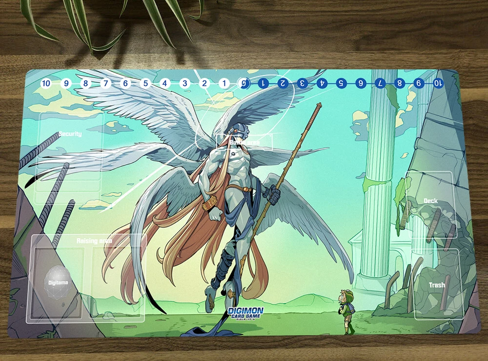 Digimon-Angemon-Takaishi-Takeru-Takeru-tapete-de-juego-de-cartas ...