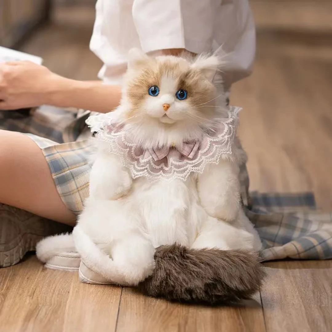 2023-New-Handmade-Simulated-Animal-Ragdoll-Cat-Cute-Doll-Backpack ...