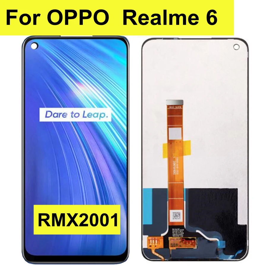 Pantalla LCD de 6,5 pulgadas para Oppo Realme 6 RMX2001, Panel digitalizador con pantalla táctil ...